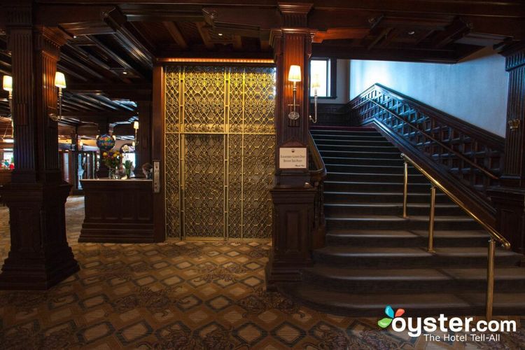 fancy hotel elevator